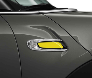 Small Side scuttles MINI RAY yellow