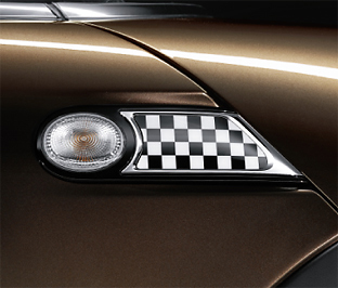 Side scuttles with Checkered Flag design